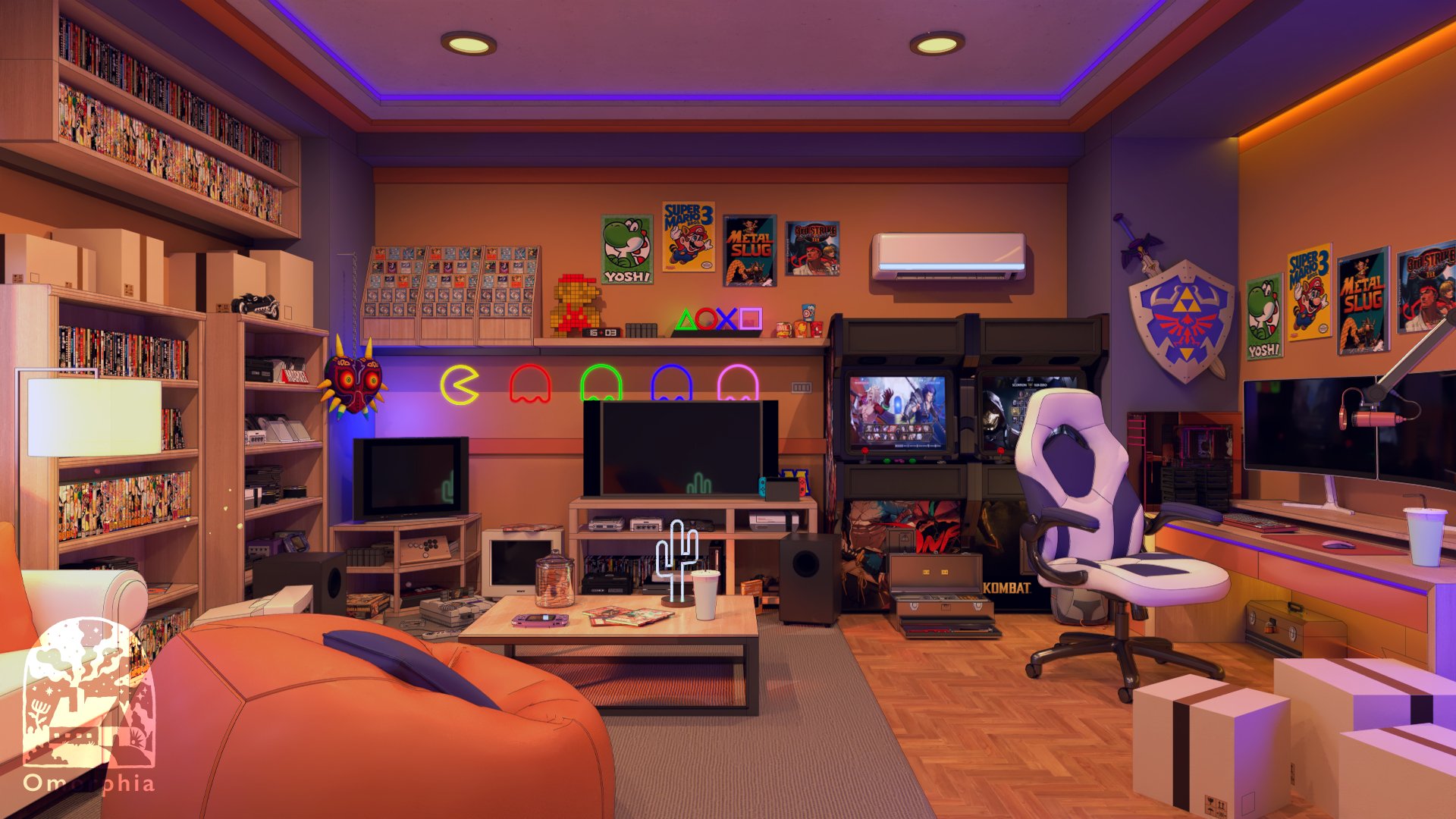 Bộ sưu tập 500+ Gaming room background anime Đẹp, gợi cảm hơn với mẫu ...