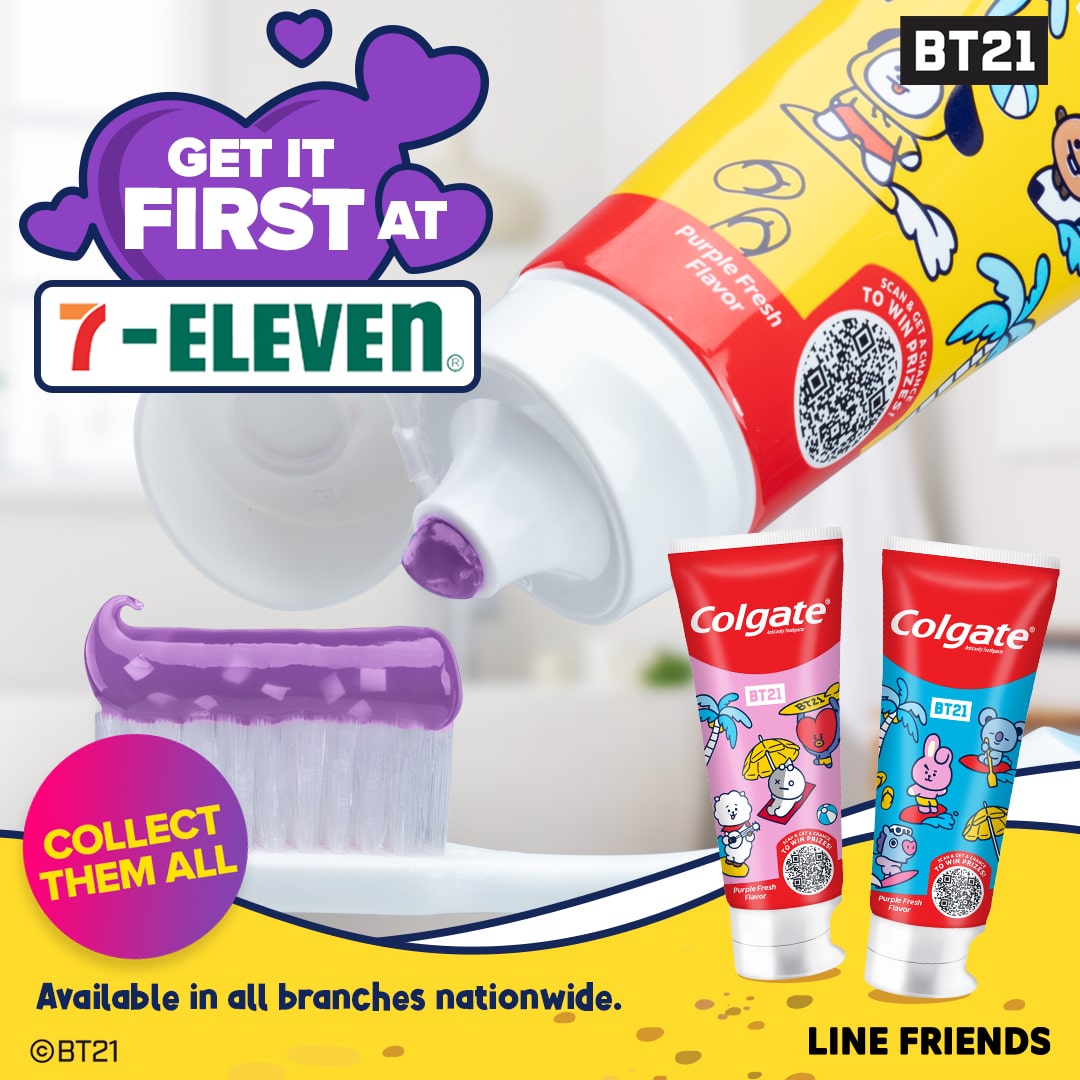 Colgate Philippines on Twitter: "We know that your love for BT21 is 24/7! We gotchu! Get your ...