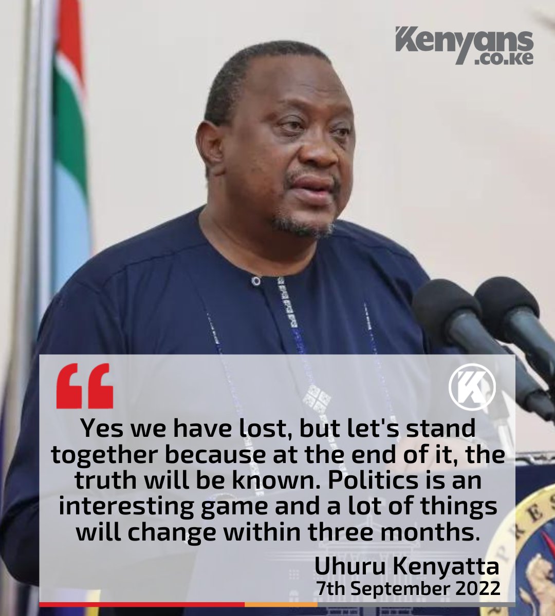 Kenyans.co.ke on Twitter: "A lot of things will change within three months - Uhuru Kenyatta ...