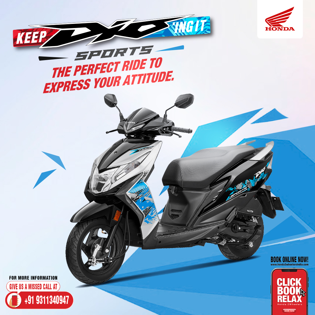 Honda Dio Colours Available 2022