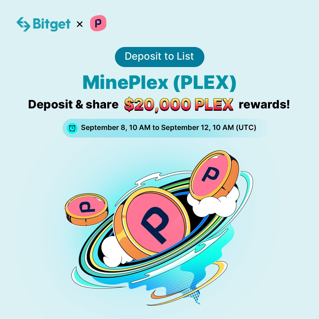Bitget on Twitter: "Deposit 2 List $PLEX & receive Rewards! 🎉 🥰 Deposit $PLEX and receive ...