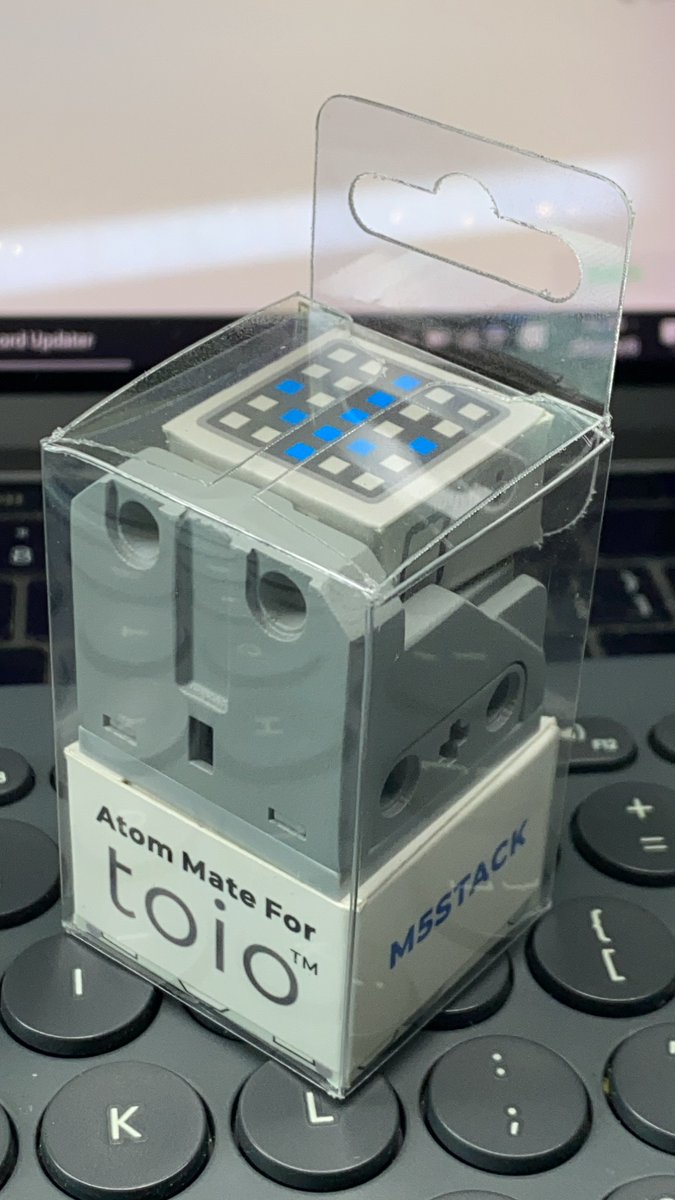 M5Stack on Twitter: "Atom Mate for toio™. packaging."