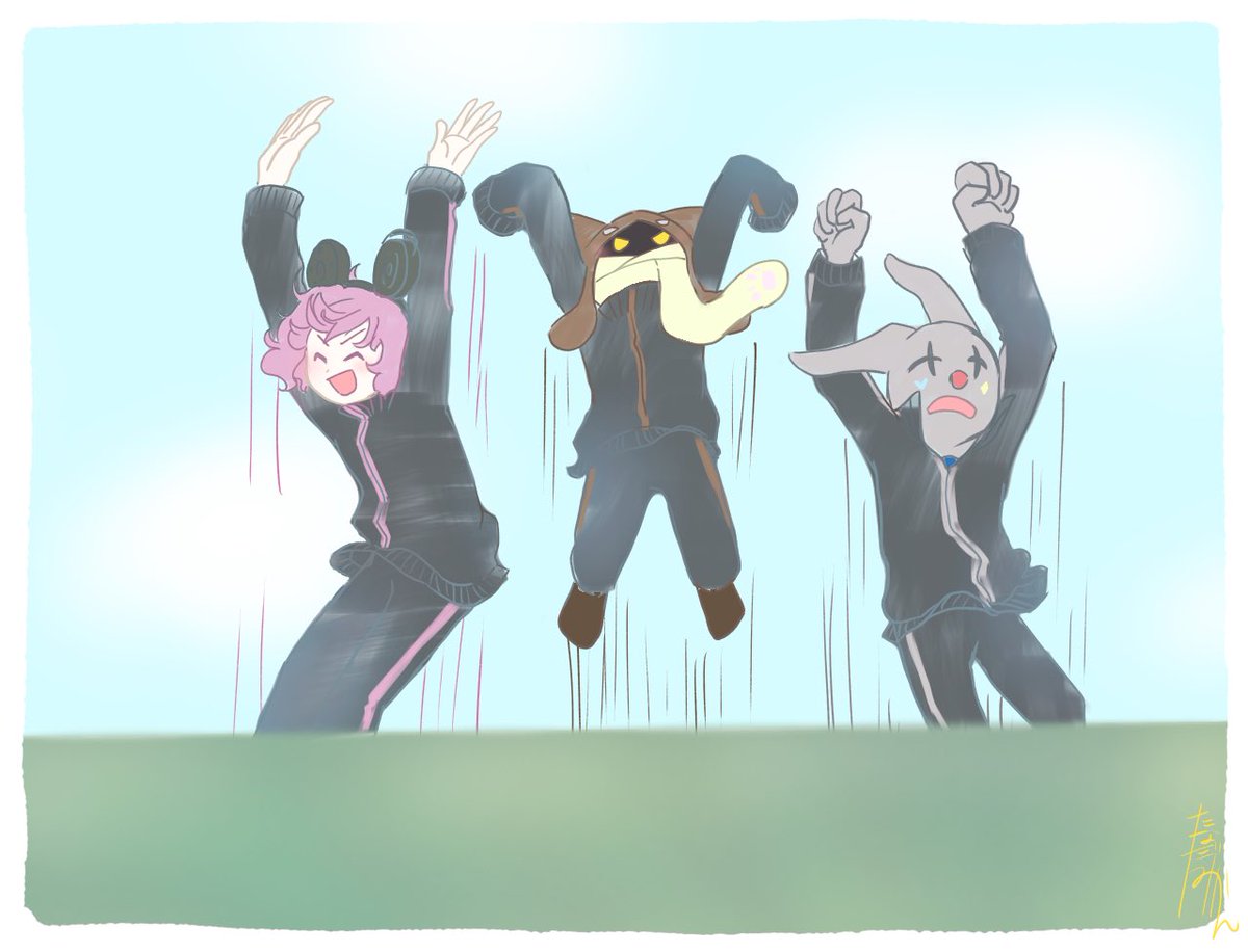 棚田みかん on Twitter: "右！左！両手！自由形！ [HFF] ビントロナイズド自由形 より #bintrollFA"