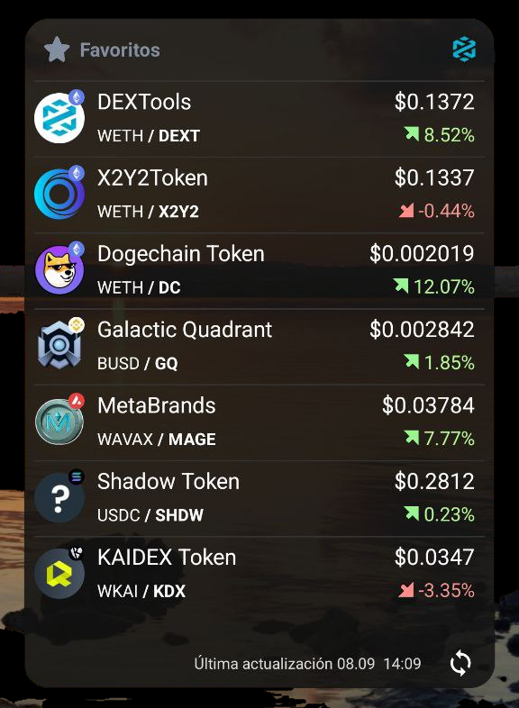 DEXTools on Twitter: "Hey $DEXT Community, do you want to check the price of your DEFI assets ...