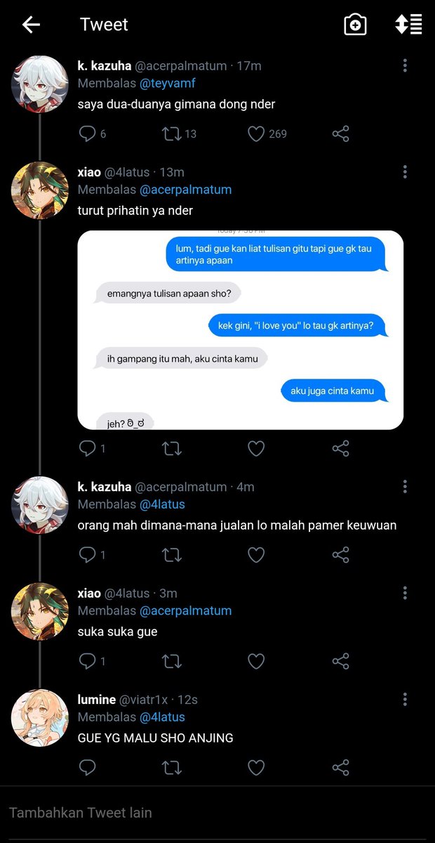 GABUNG KOMUNITAS FANFIC 📌 on Twitter: "au! cw // bxg , xiaolumi , xiao x lumine , implied ...