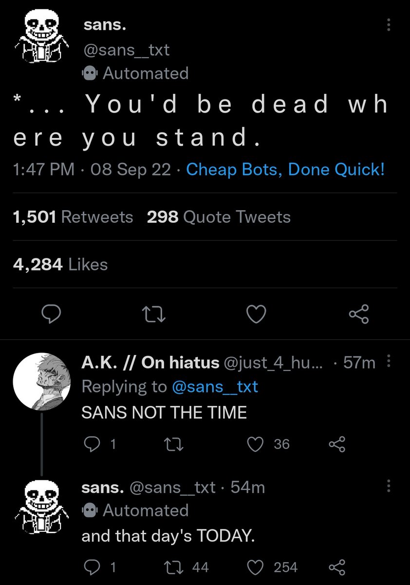 Tom "RecD" Hart Jr. on Twitter: "SANS BOT DOUBLED DOWN OH MY GOD"