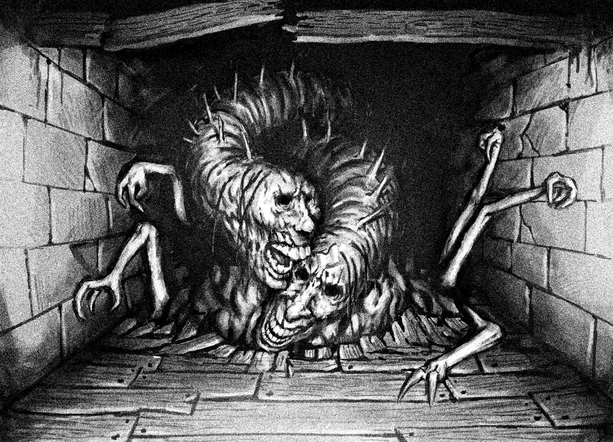 My final inscryption drawing for now. The lovely Stunted Wolf! : r ...