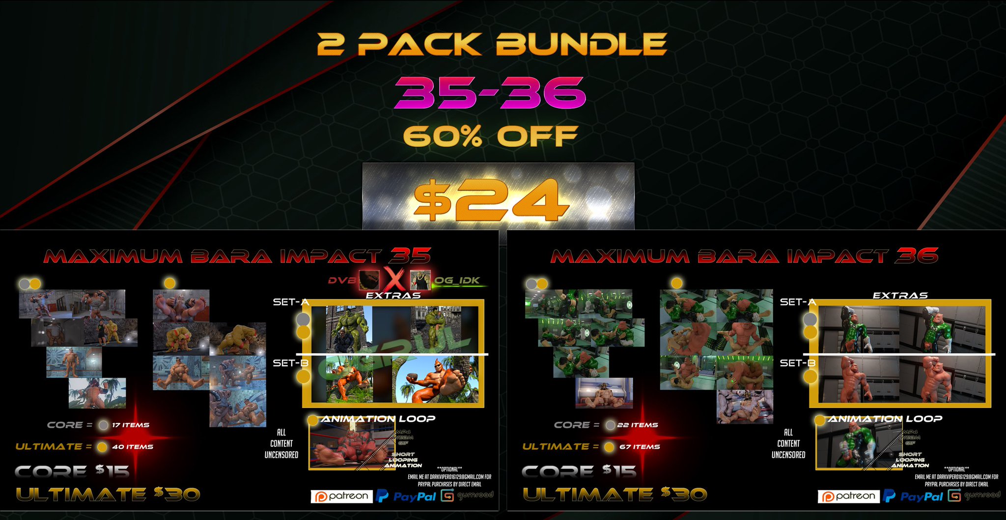 DVB on Twitter: "MAXIMUM BARA IMPACT ULT 35-36 - 2 PACK BUNDLE [60% OFF] https://t.co/oHldBsL1xO ...