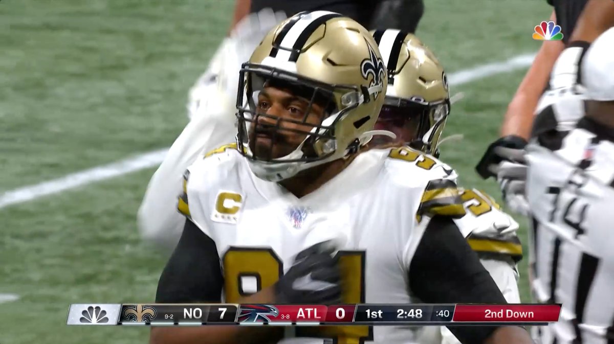 Nfl On Twitter Camjordan94 Has More Sacks Against The Falcons Than