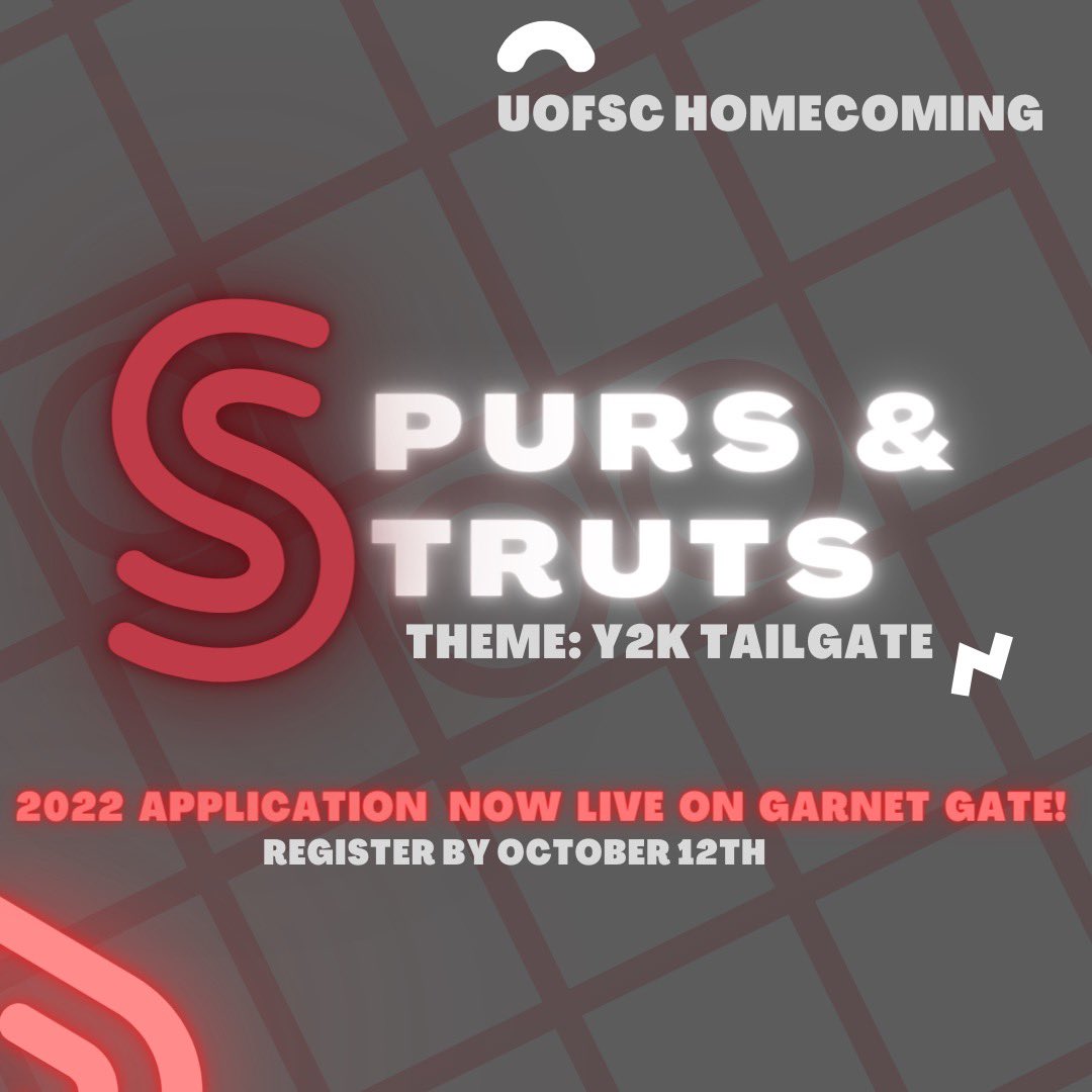 UofSC Homecoming on Twitter: "Ready to dance?! 💃 🕺 The Spurs & Struts application is now live ...