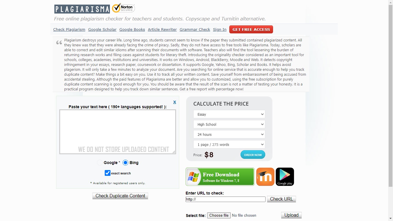 signifikansialpha on Twitter: "7.Plagiarisma - https://t.co/fIjYJjgnPf Situs cek plagiarisme ...