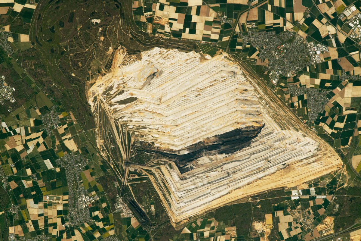 The Hambach Surface Mine in North Rhine-Westphalia, Germany, was ...