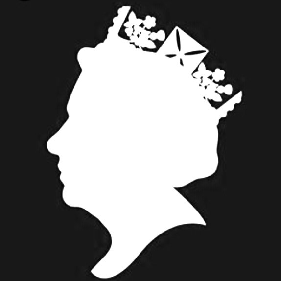 Queen Elizabeth Stencil