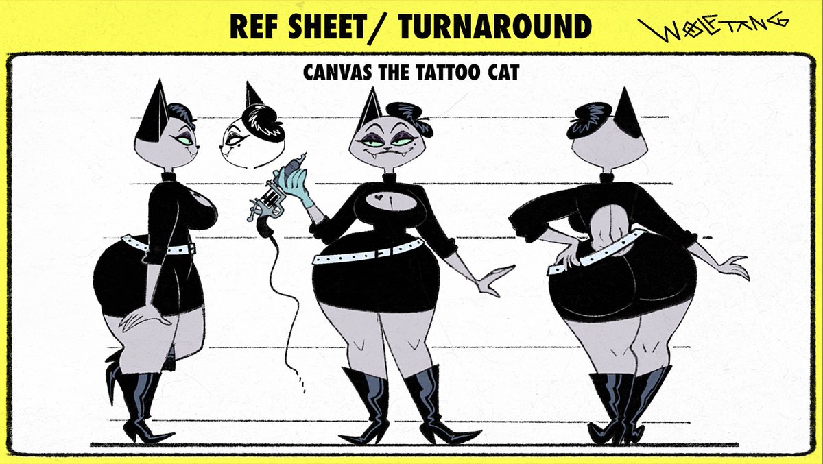 Hornytoondevil On Twitter Rt Wolftangart Canvass Turnaround šµāš«