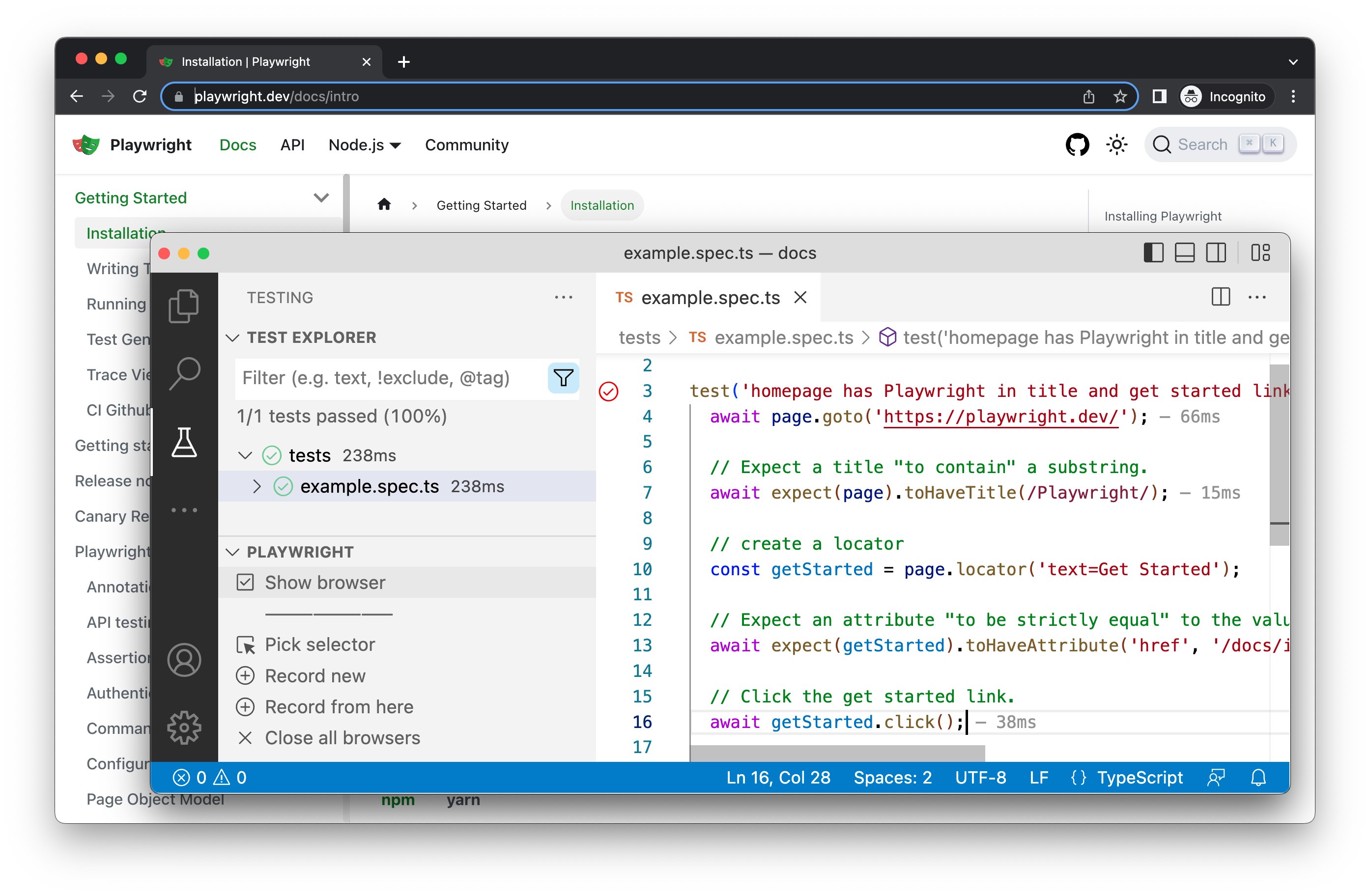 Debbie O'Brien 🎭 on Twitter: "Getting Started with @playwrightweb using Visual Studio @code and ...
