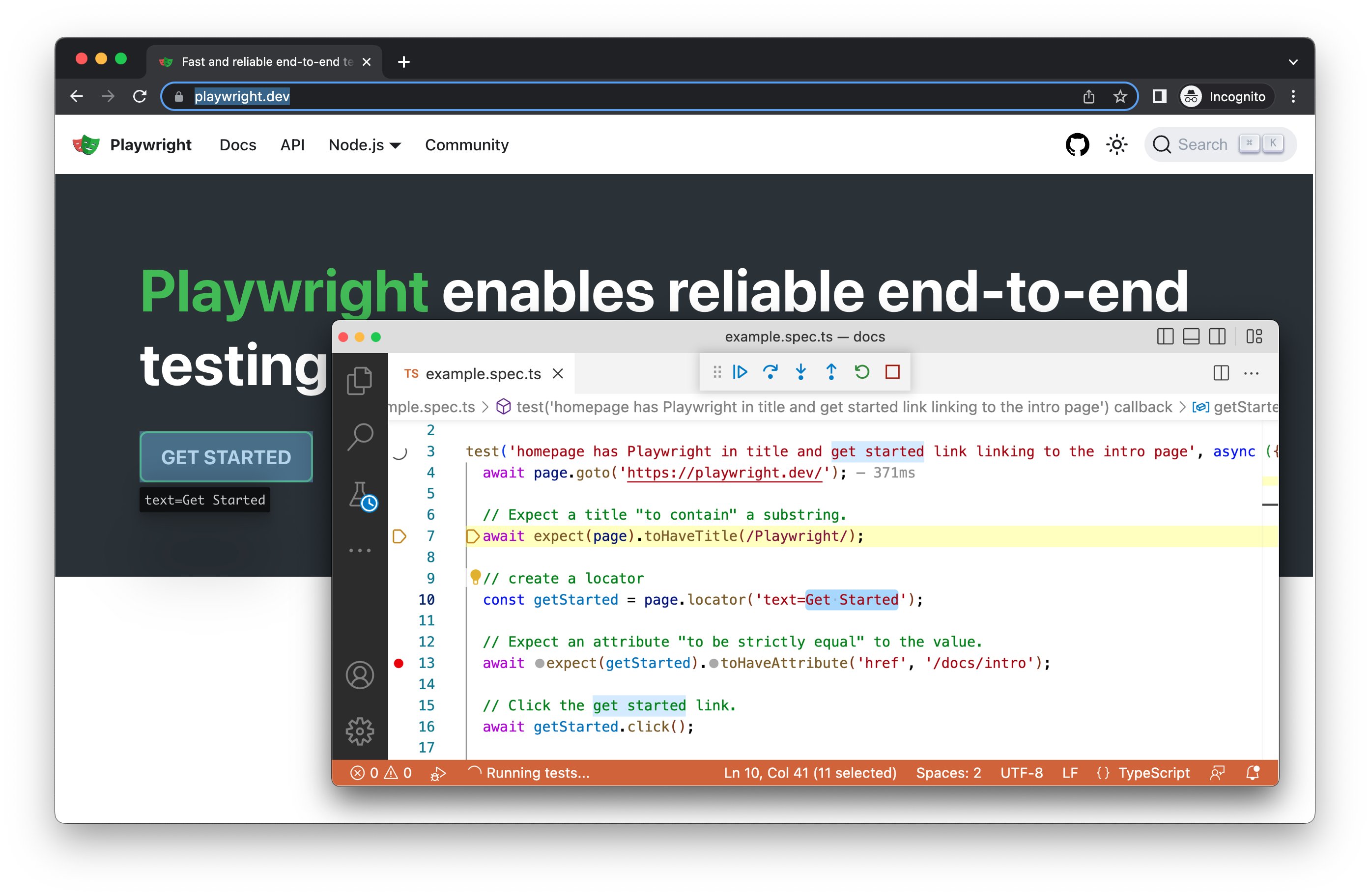 Debbie O'Brien 🎭 on Twitter: "Getting Started with @playwrightweb using Visual Studio @code and ...