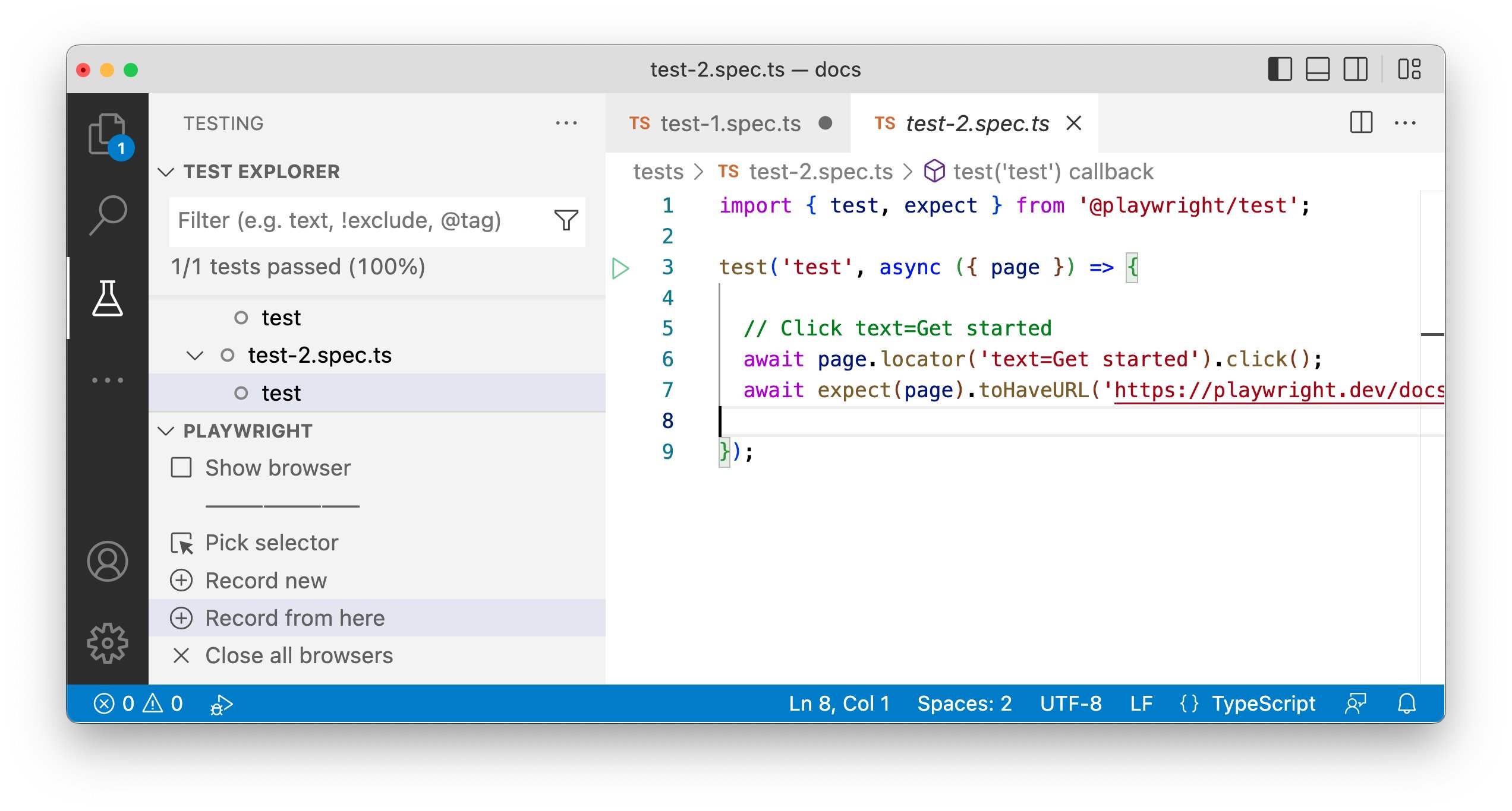 Debbie O'Brien 🎭 on Twitter: "Getting Started with @playwrightweb using Visual Studio @code and ...