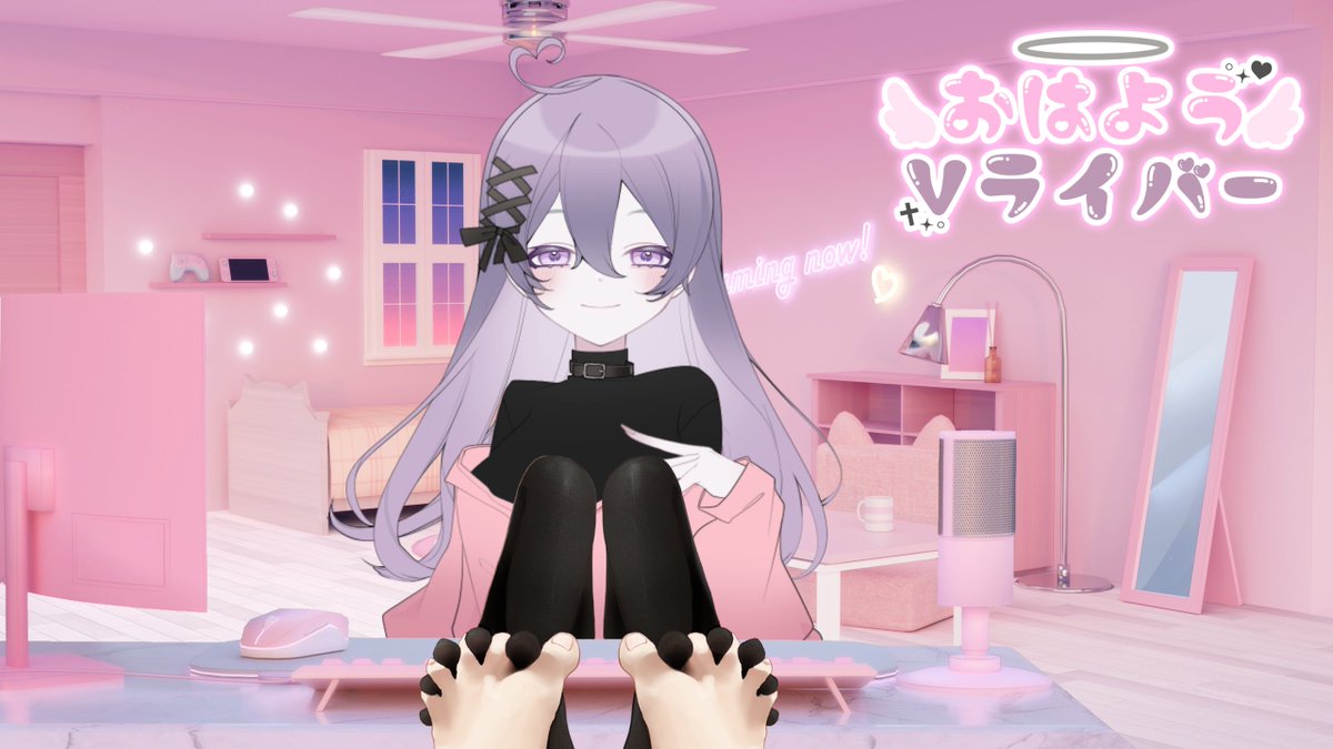 えみこ Emiko「ᴘʀᴇ-ᴅᴇʙᴜᴛ」☕️ Neko Café on Twitter: "Good morning #おはようVtuber ️ Rather than holding ...