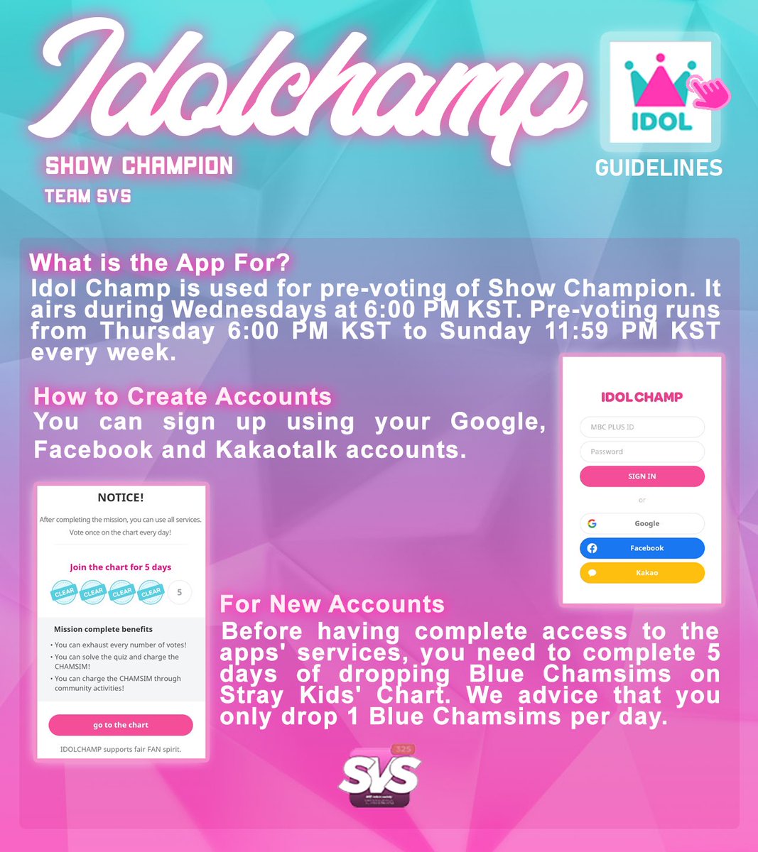 Stray Kids Global 💗 on Twitter: "📢 STAY! (1/2) Here’s an Idol Champ Tutorial by @TeamSVS fanbase ...