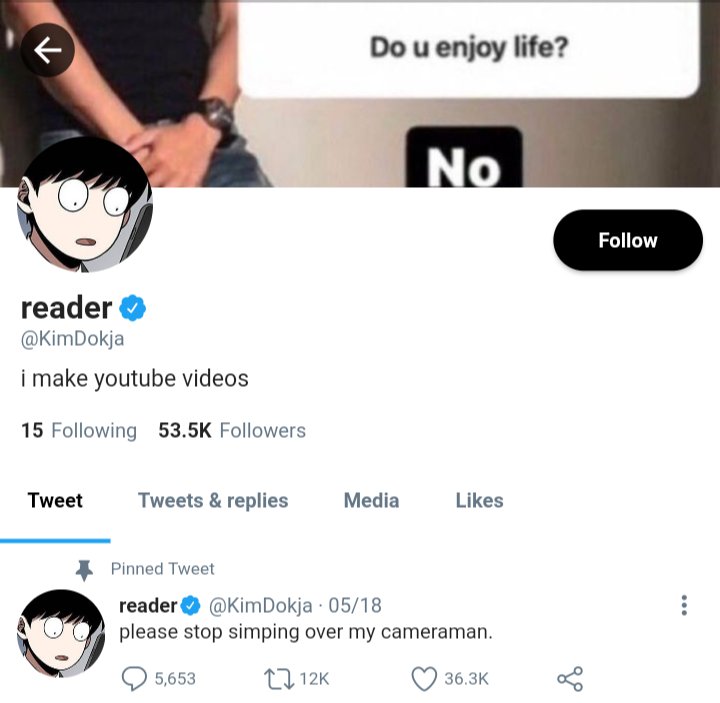 isis ᜊ reupload youtuber!kdj au 📌 on Twitter: "[reupload] #joongdok socmed au wherein KDJ is a ...