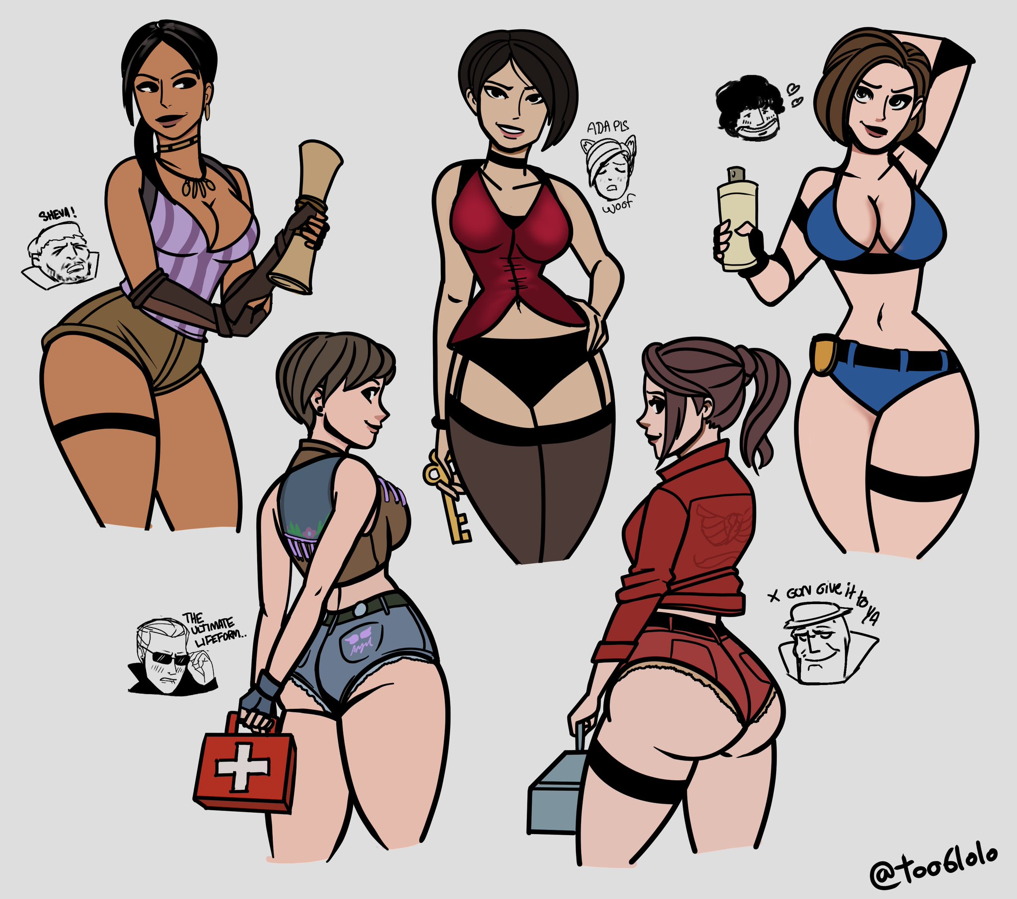 The Undevoted On Twitter Rt Too6lolo All The Resident Evil Girls