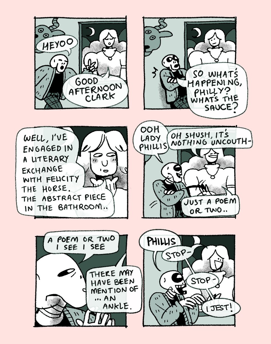 「silly page with my silly ocs for a silly comic im working on」parkerの漫画