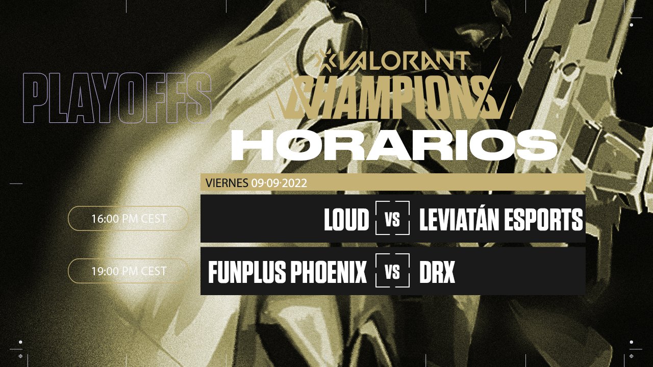 VALORANT Regional League Spain: Rising on Twitter: "¡Horarios para el primer día de los playoffs ...