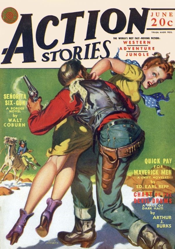 Pulp Art Magazines And Media 🕵️♂️ On Twitter Western Pulp Cover Art By