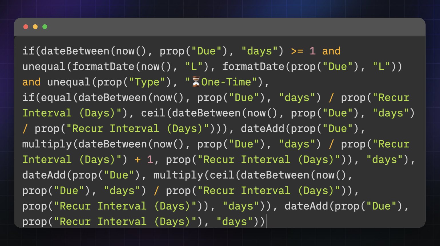 Thomas Frank on Twitter: "Just published a COMPLETE reference guide for @NotionHQ formulas ...