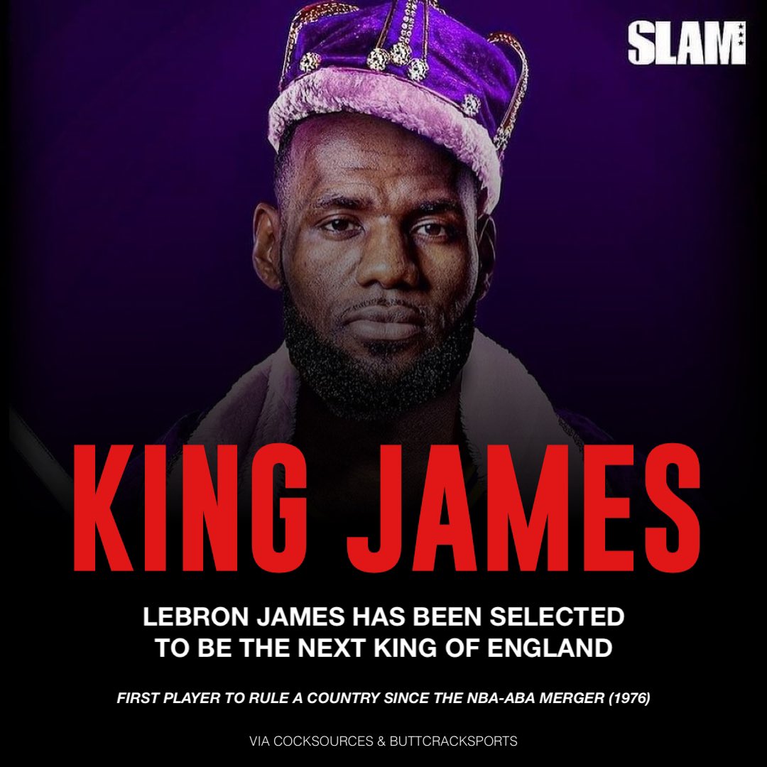Lebron James Logo Crown Red