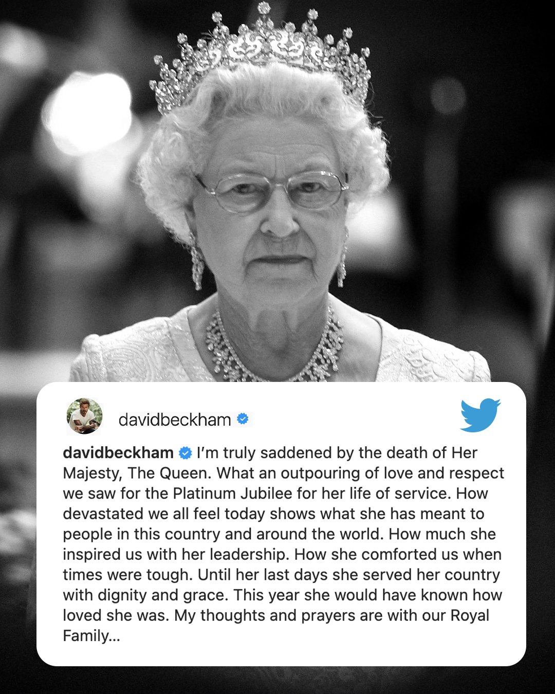 ESPN FC on Twitter: "David Beckham wrote this touching message ...