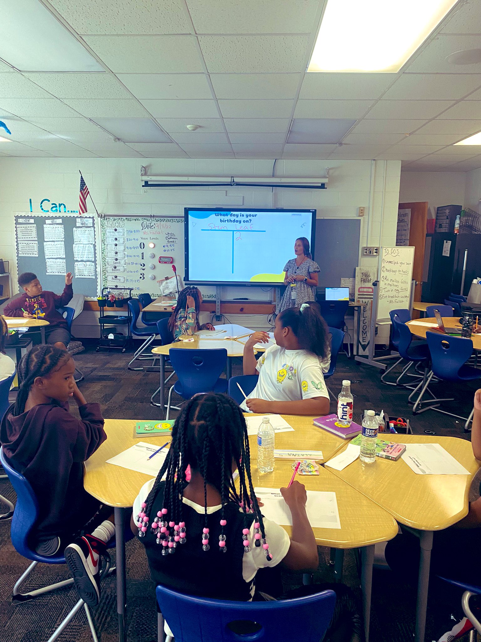 Bettie F Williams ES on Twitter: "Ms. Fallat using birthdays to dig right into data for the ...