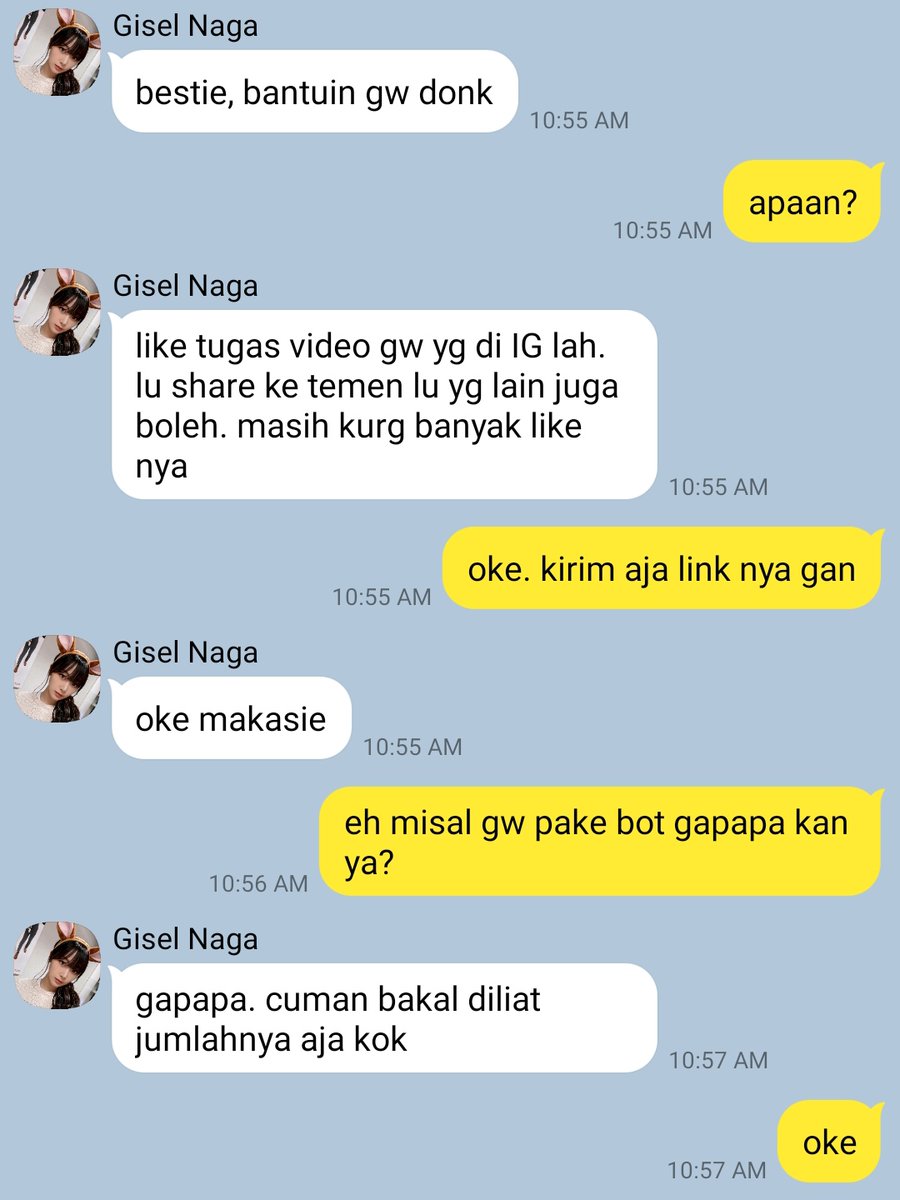 ON on Twitter: "Winrina wan twit au! (Feat. Jijel) Boleh minta tolong like?"