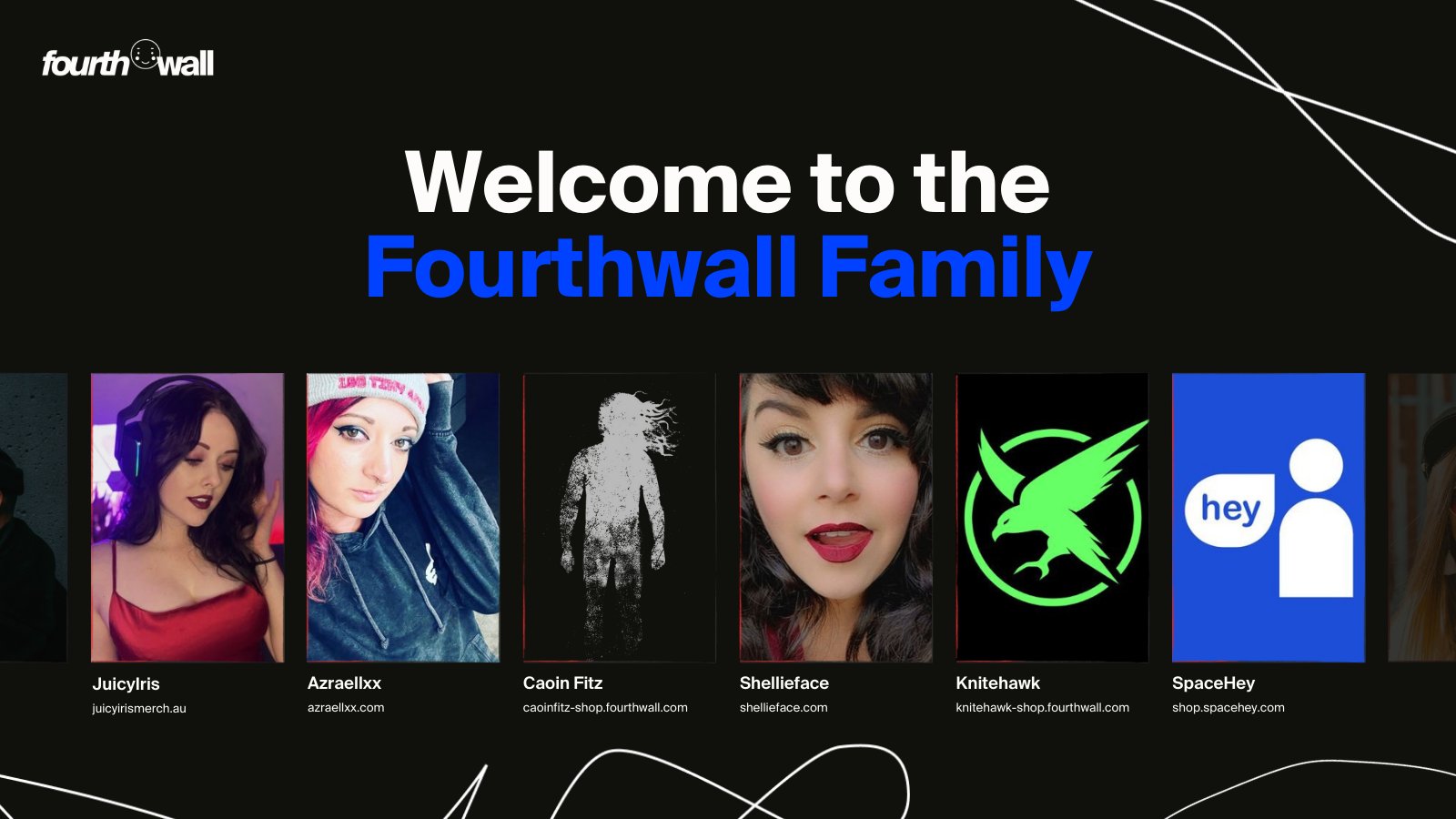 Fourthwall on Twitter: "Congrats to all of the creators who launched this week 🤩 Check out some ...