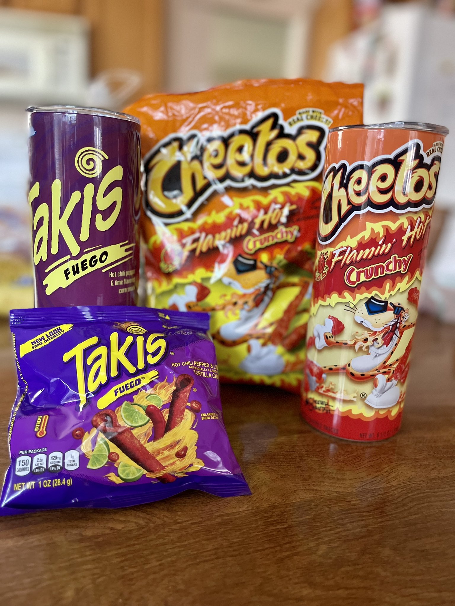Takis Fuego Vs Hot Cheetos