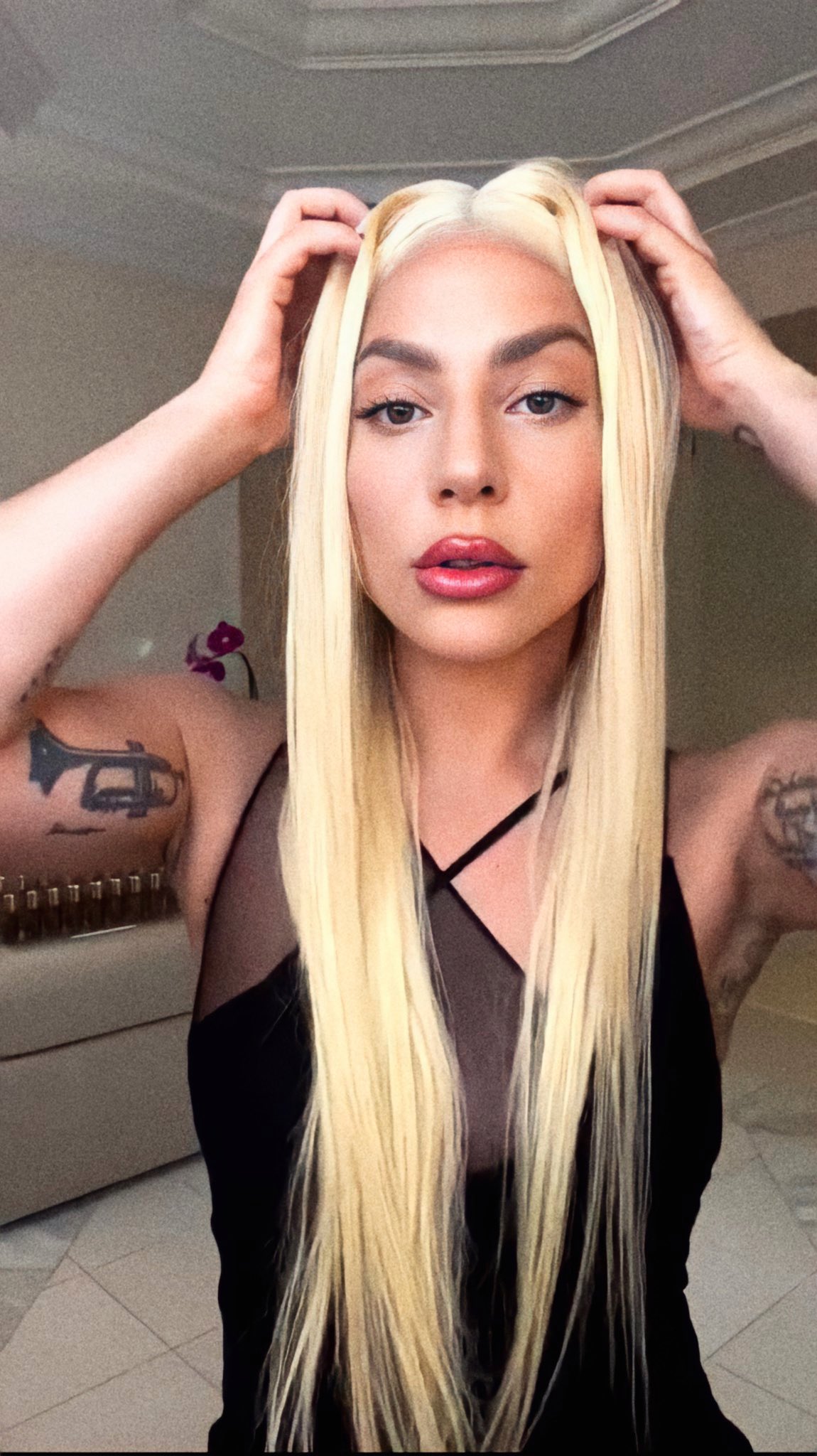 Lady Gaga Natural Hair 2022