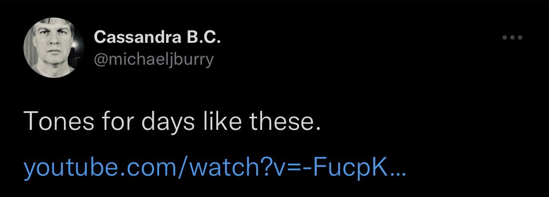Michael “Deleted” Burry on Twitter: Michael “Deleted” Burry on Twitter: