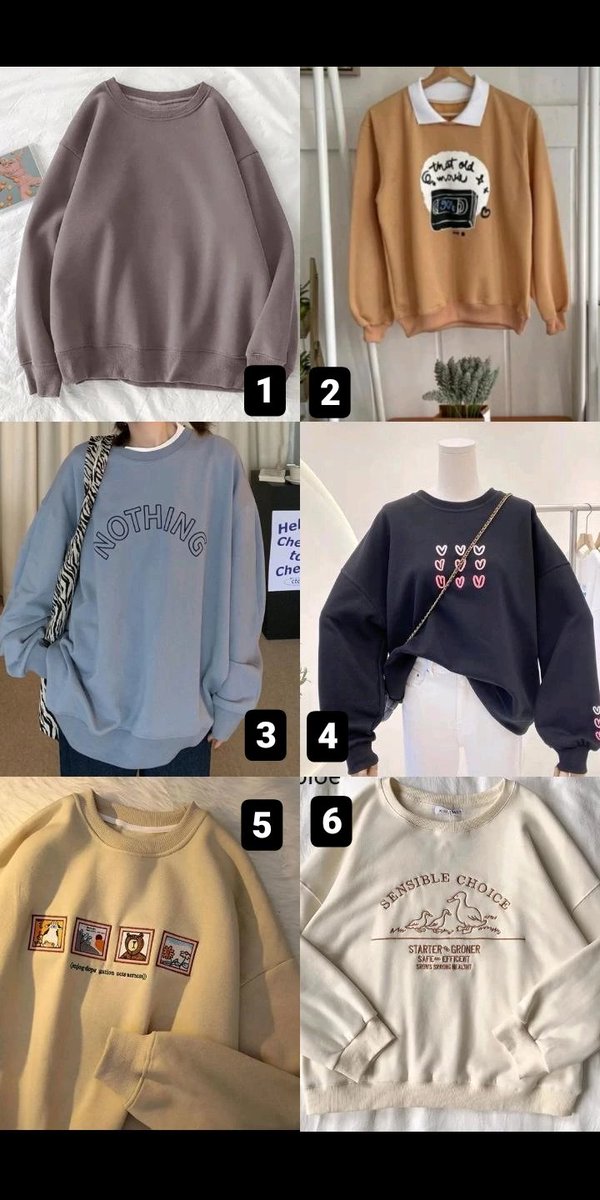 racunshopeemurce on Twitter: "Rekomendasi crewneck/sweater 1. https://shope.ee/30CG9k6wdQ 2 ...