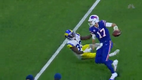 Bleacher Report on Twitter: "THIS JOSH ALLEN STIFF ARM WAS FILTHY 🤧 (via @NFL) https://t.co ...