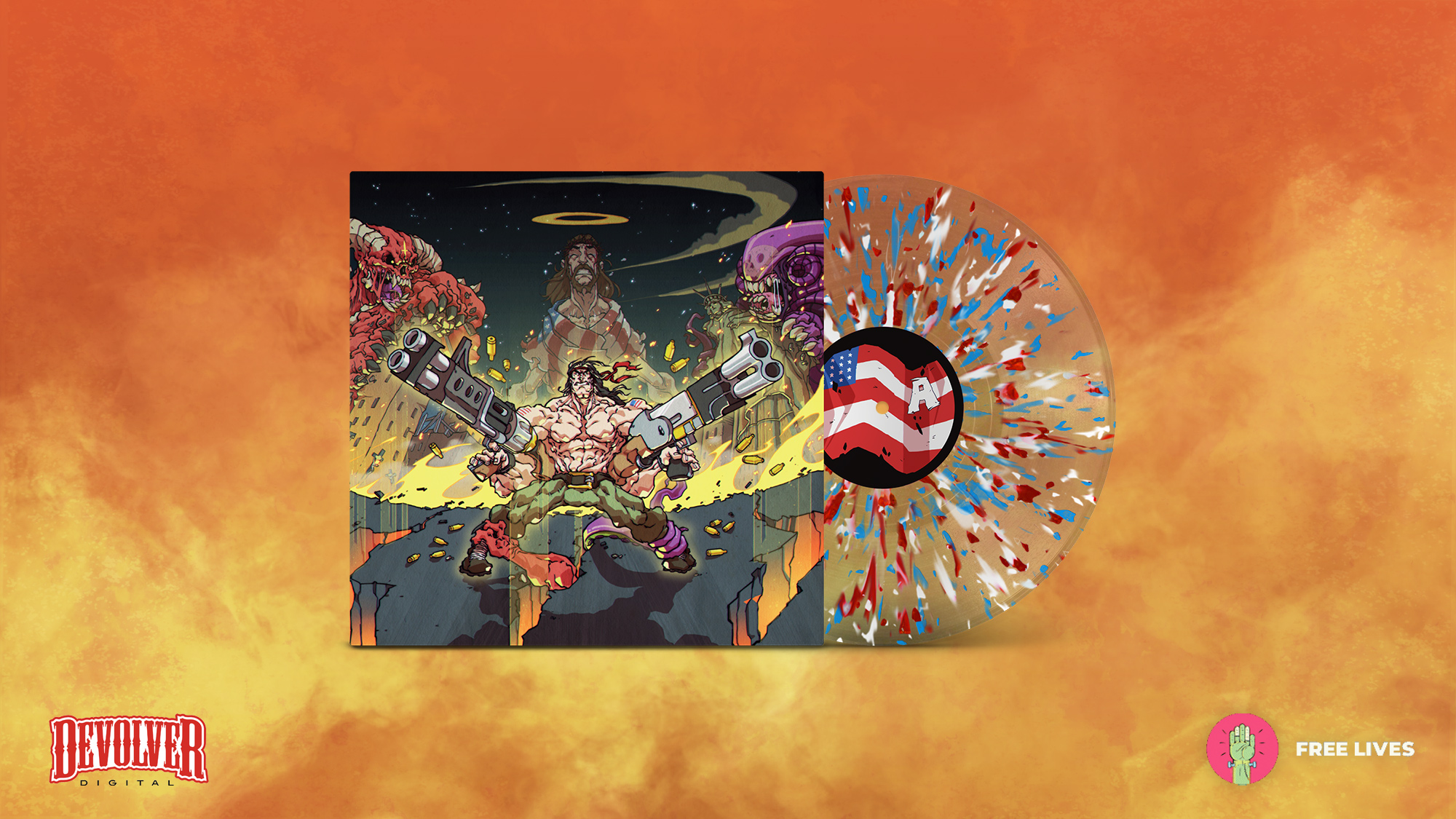 Devolver Digital on Twitter: "The Broforce soundtrack vinyl is everything the Founding Fathers ...