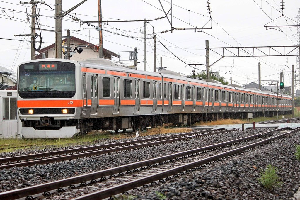 大和 on Twitter: "RT @mvUxxb96sFfHQK3: 一年前の今日 E231系MU43編成の構内試運転を撮影していました。"