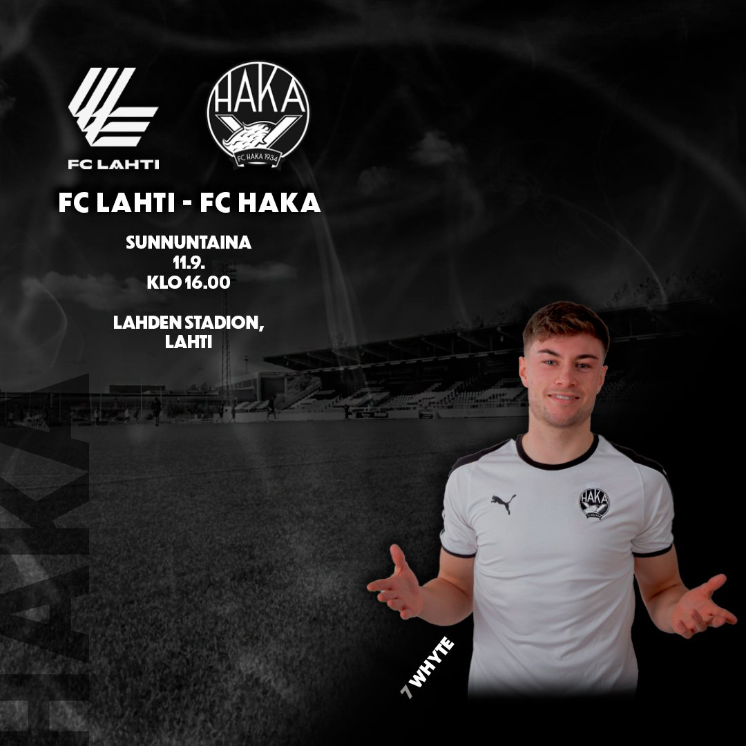 FC Haka Valkeakoski on Twitter: "Sunnuntaina laitetaan runkosarja tyylikkäästi purkkiin! 🔥 ...