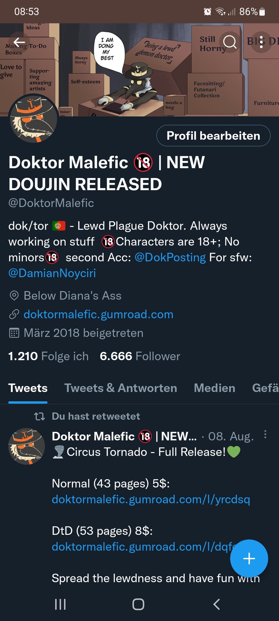 Doktor Malefic 🔞 On Twitter Fanofmhaparos11 No This 8349
