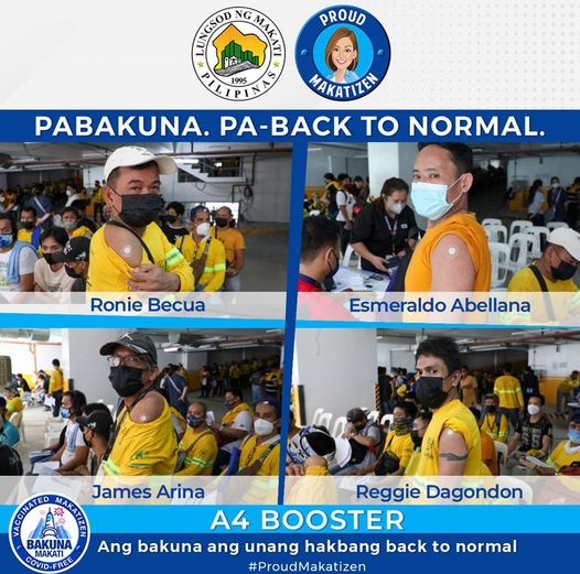 Mayora Abby on Twitter: "Para sa #ProudMakatizens na nais magpabakuna, pwedeng mag walk-in sa # ...