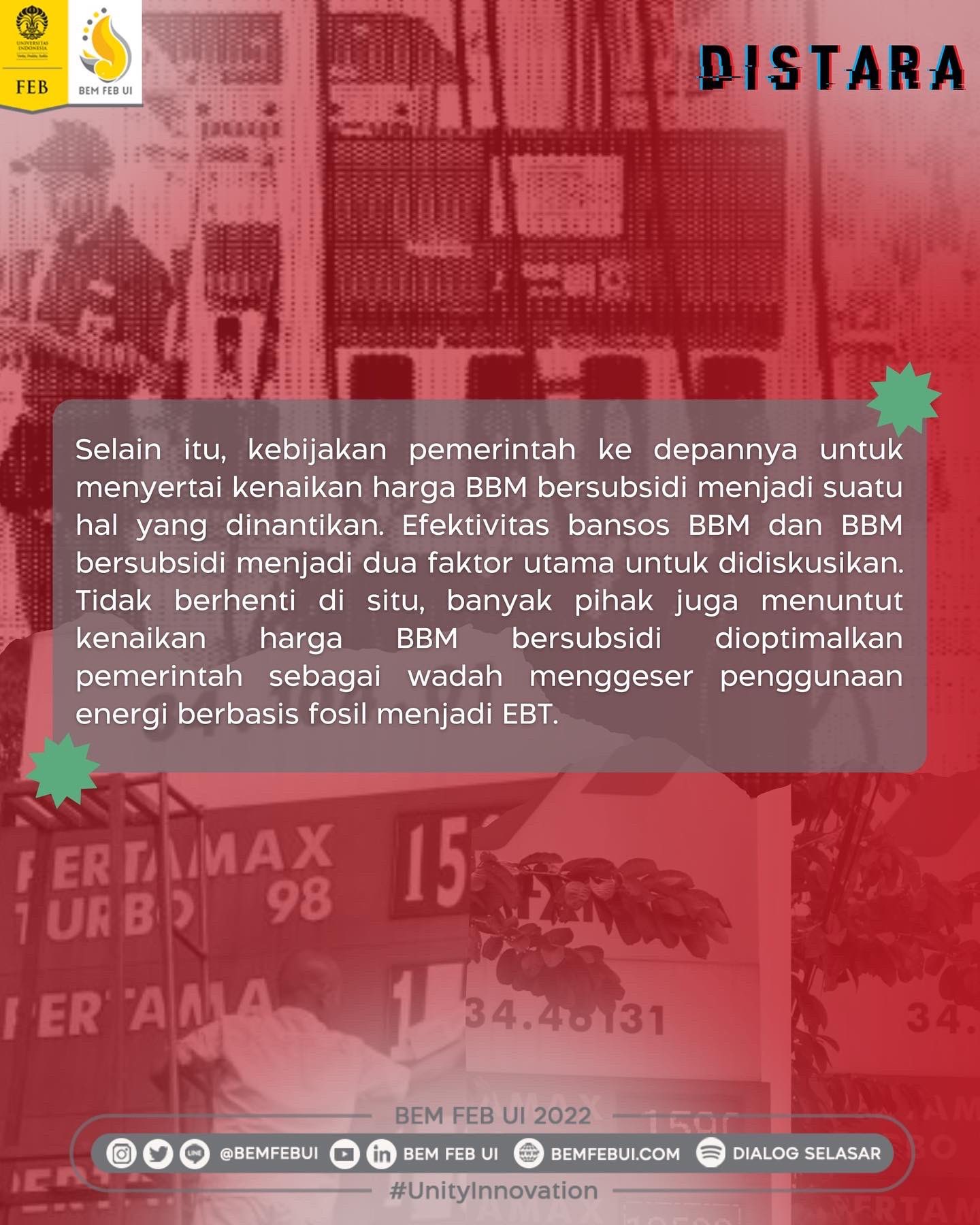 BEM FEB UI on Twitter: "[DISTARA Volume 3] Pada 3 September lalu, Pemerintah RI resmi menaikkan ...