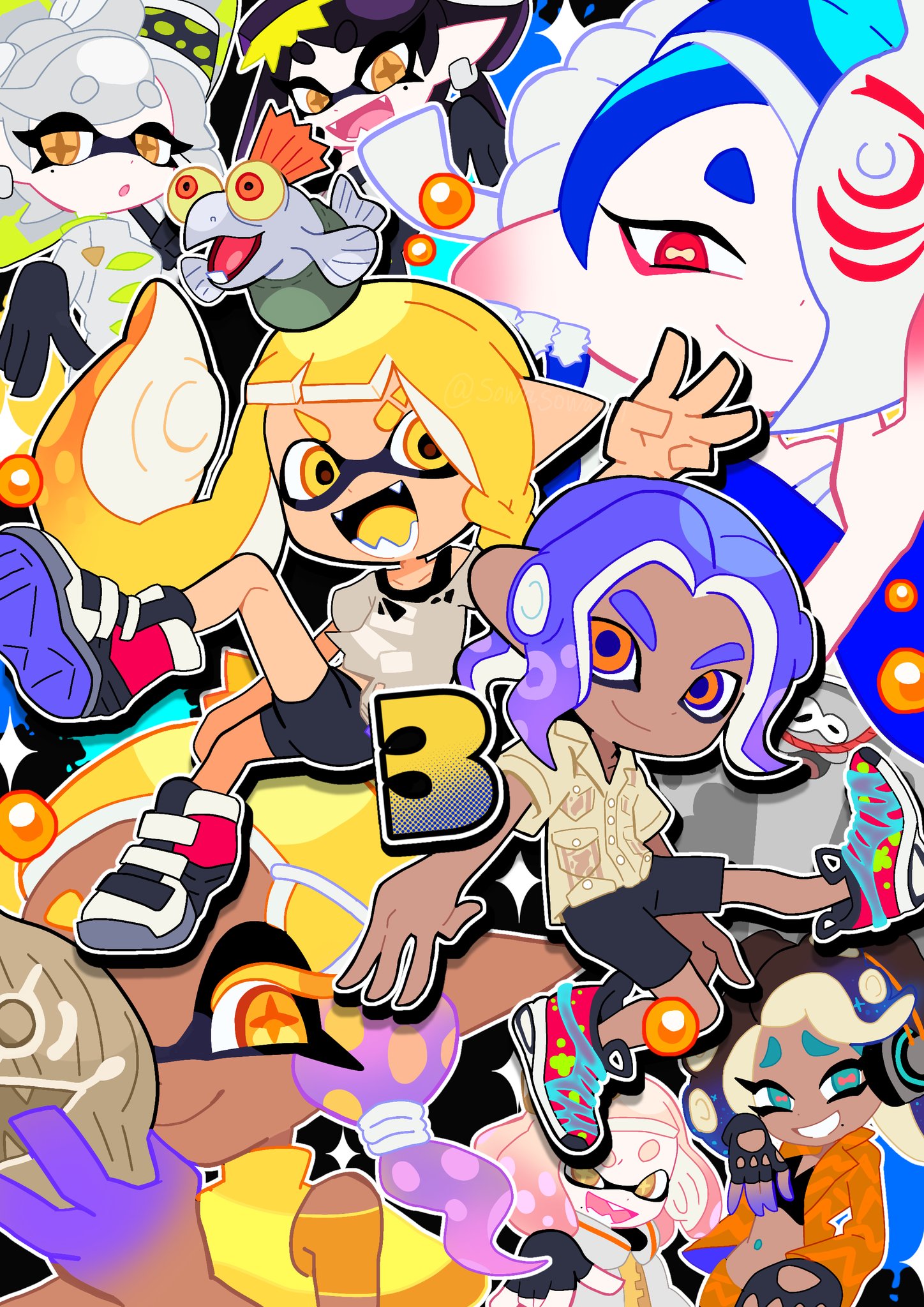 SOWAO。@コミティア142【た09a】 on Twitter: "㊗️スプラ3発売！🦑🐙 #スプラトゥーン3 #Splatoon3 https://t.co/Xw1ohhZbfV ...
