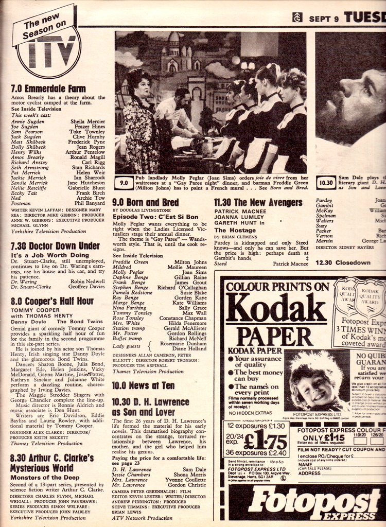 Graeme Wood on Twitter: "RT @woodg31: TV📺9/9/80 ITV 4.45:The Square Leopard 5.15:Diff'rent ...