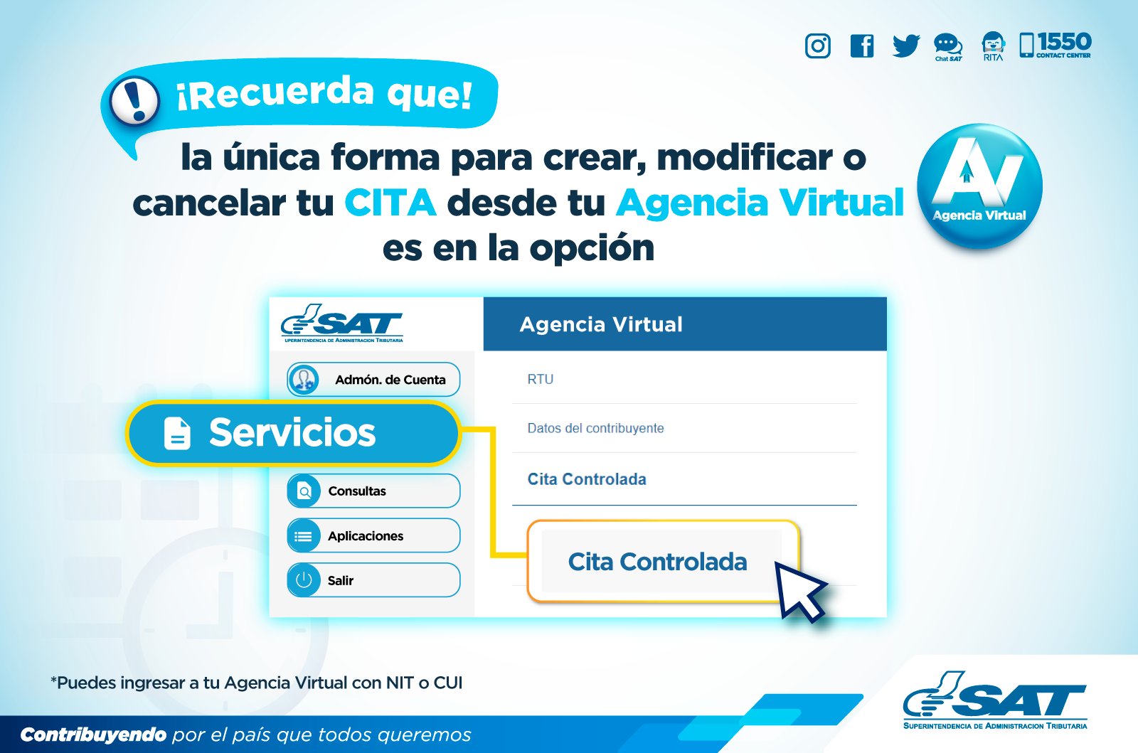 Agencia Virtual Sat SAT Anuncia Innovaciones Y Mejoras En Agencia
