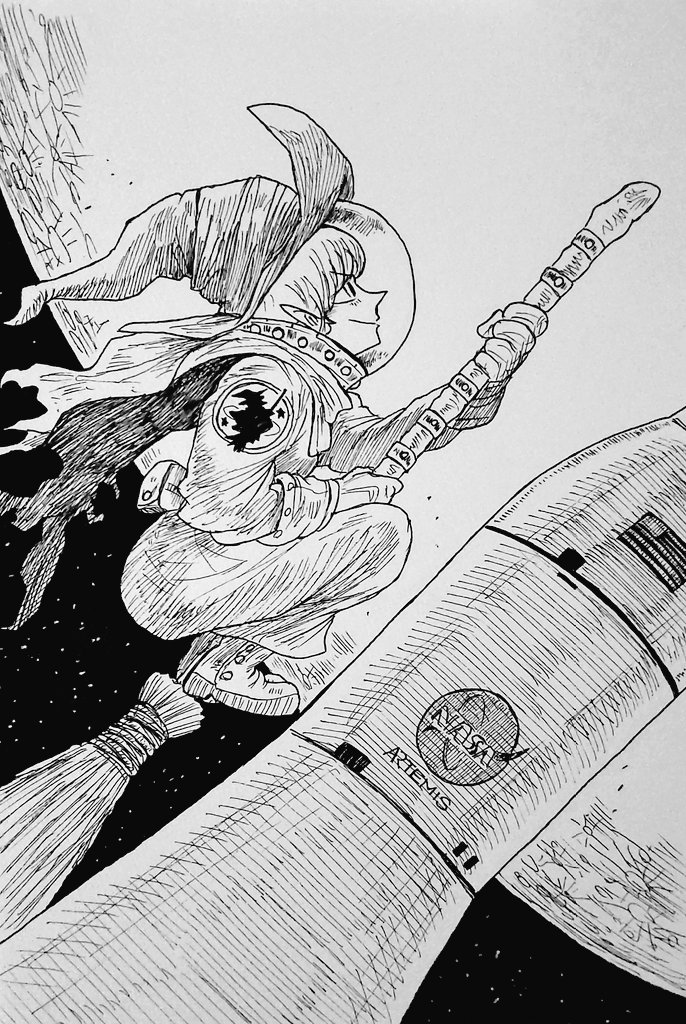 「月へ行こう、アルテミス! 」|sakajun@COMITIA142/F36bの漫画