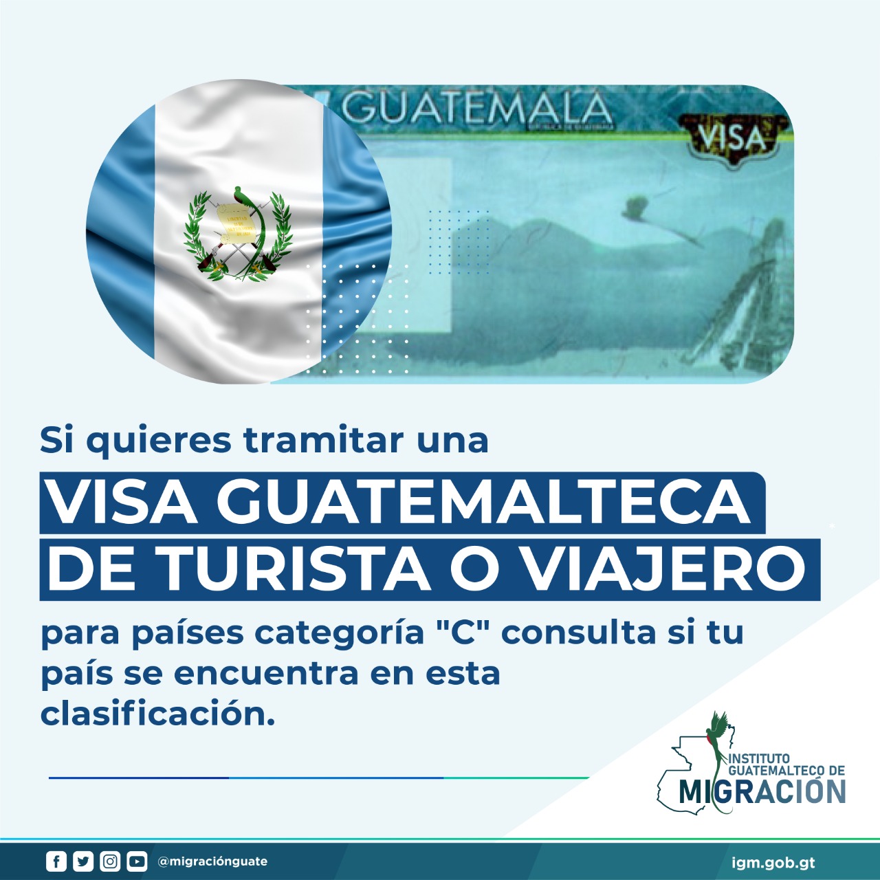 Migración Guatemala on Twitter: "#Información | Si deseas tramitar tu visa guatemalteca de ...